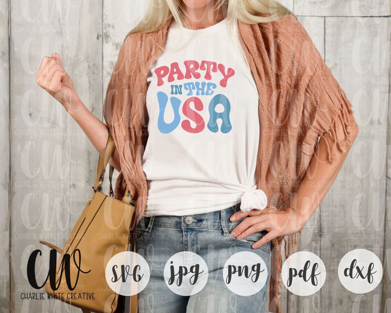Retro 4th of July SVG Party in the USA Svg Commercial Use Instant ...