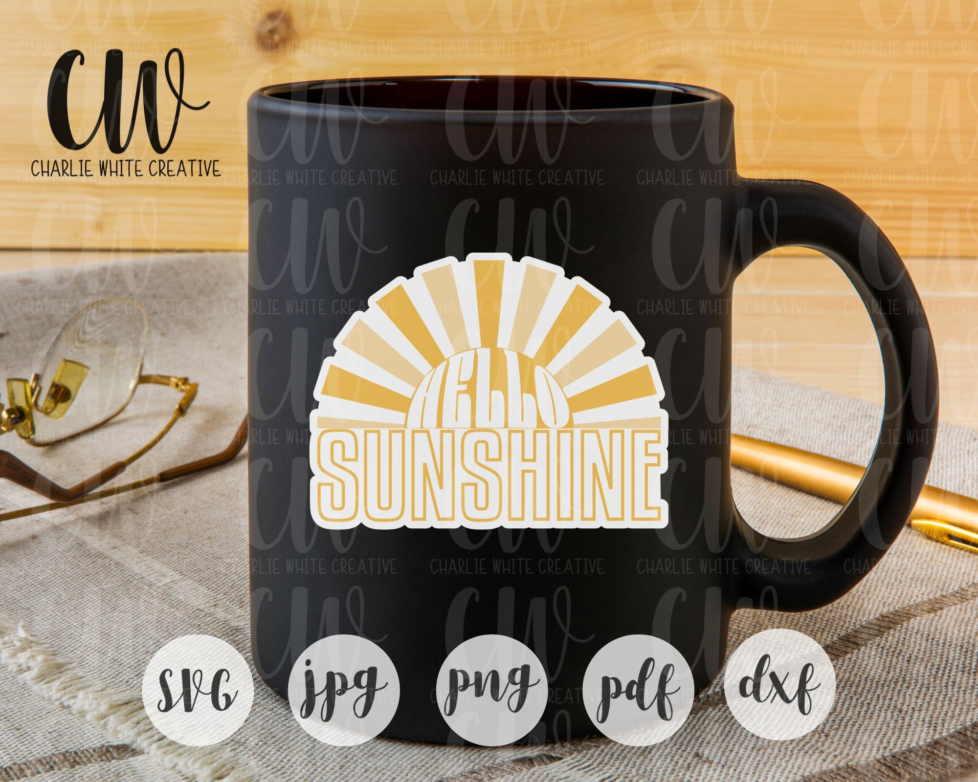 Sunshine SVG Retro Sunburst SVG Boho Sunburst Cut File Commercial Use ...