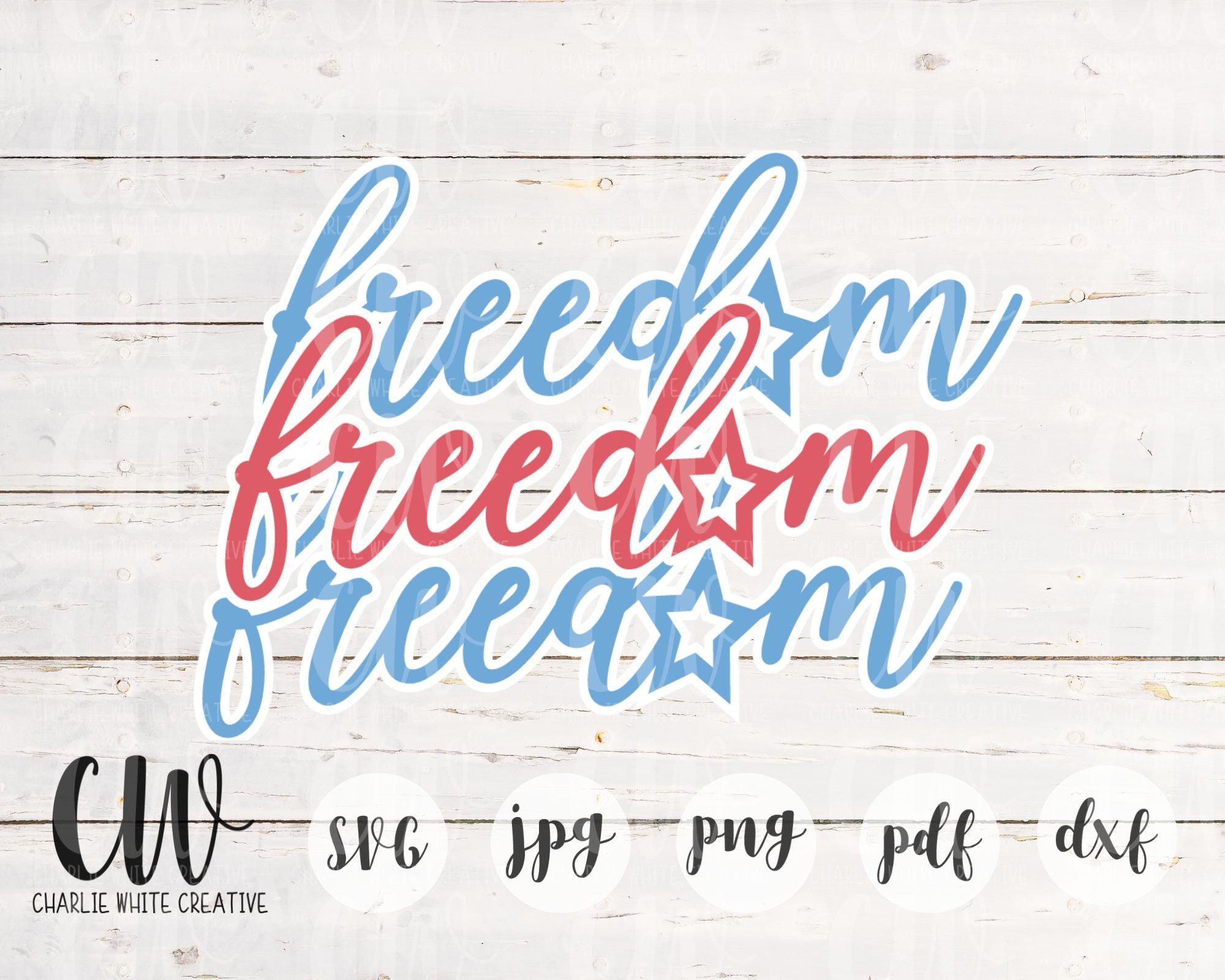 Freedom SVG Fourth of July SVG Commercial Use Instant Download 4th of ...