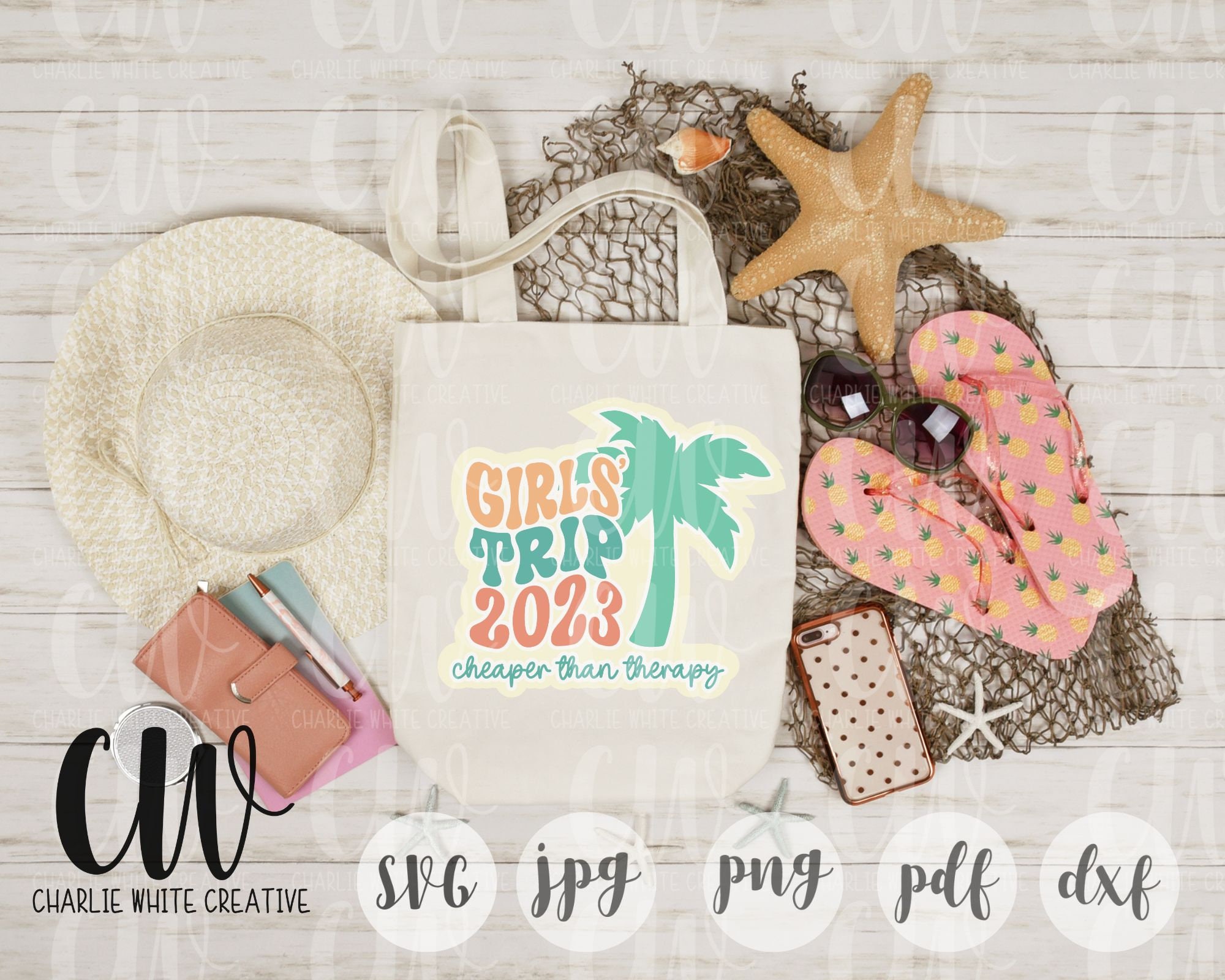 Girls Trip SVG, Girls Weekend SVG, Cheaper Than Therapy SVG, Cricut Cut ...