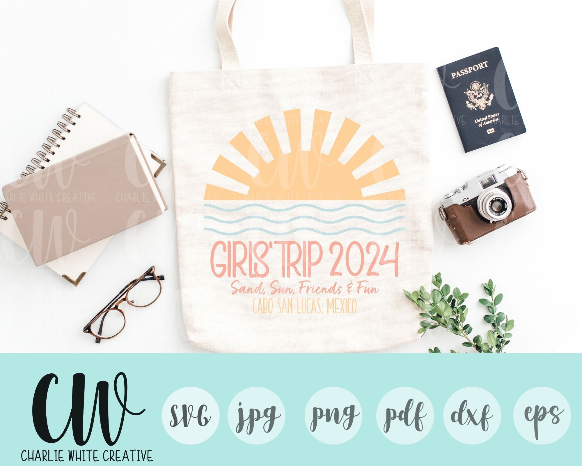 Cabo Girls' Trip 2024 SVG, Girl's Weekend 2024 SVG, Sand Sun Friends ...