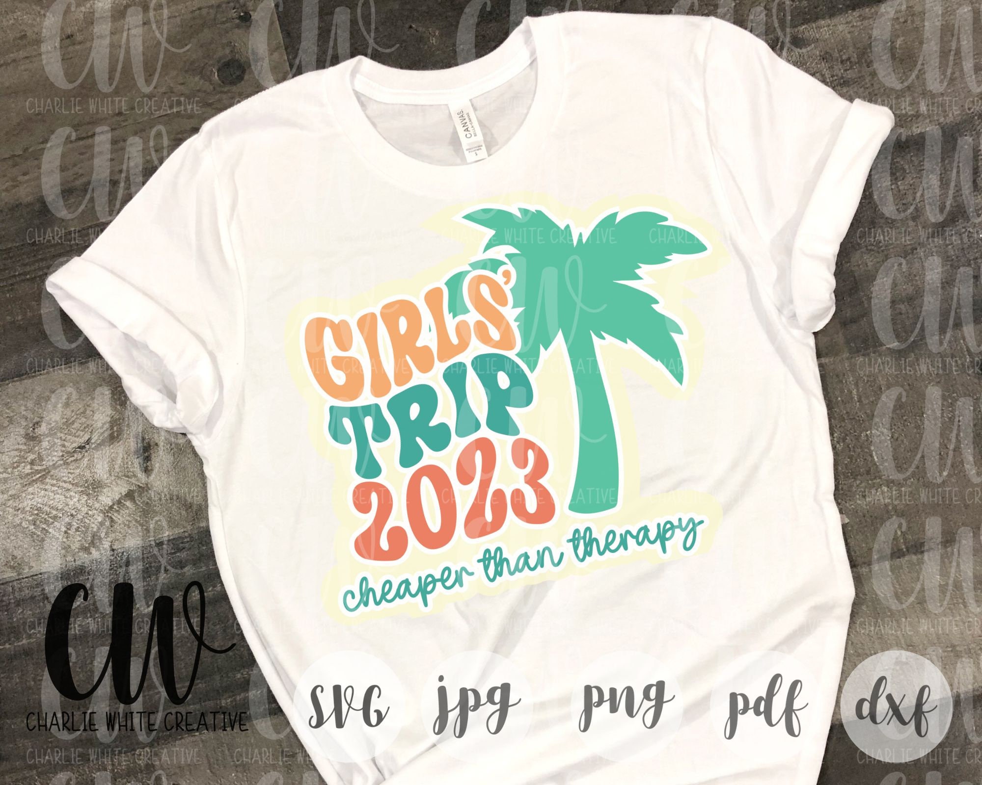 Girls Trip SVG, Girls Weekend SVG, Cheaper Than Therapy SVG, Cricut Cut ...