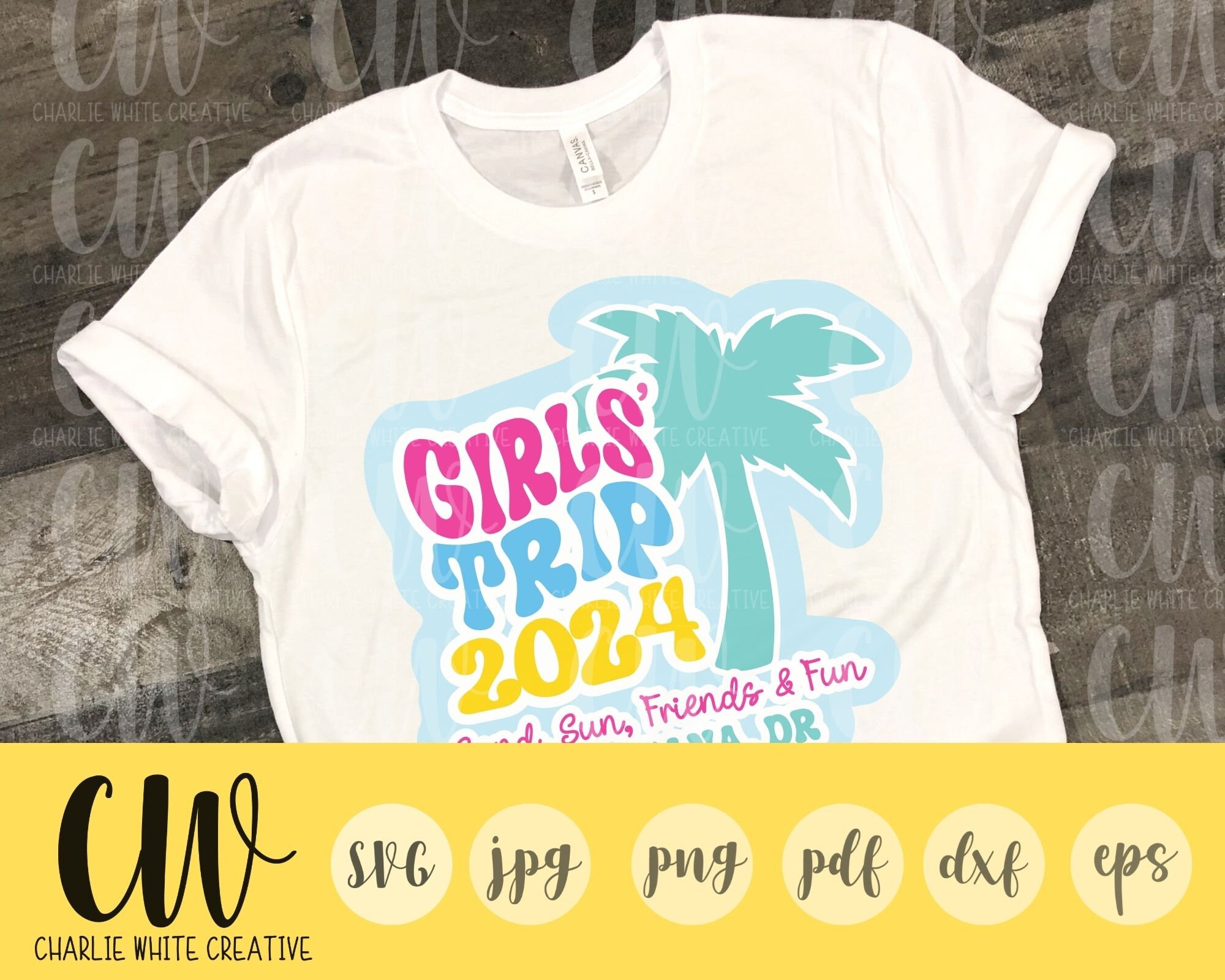 Girls Trip SVG, Girls Weekend SVG, Punta Cana SVG, Cricut Cut File ...
