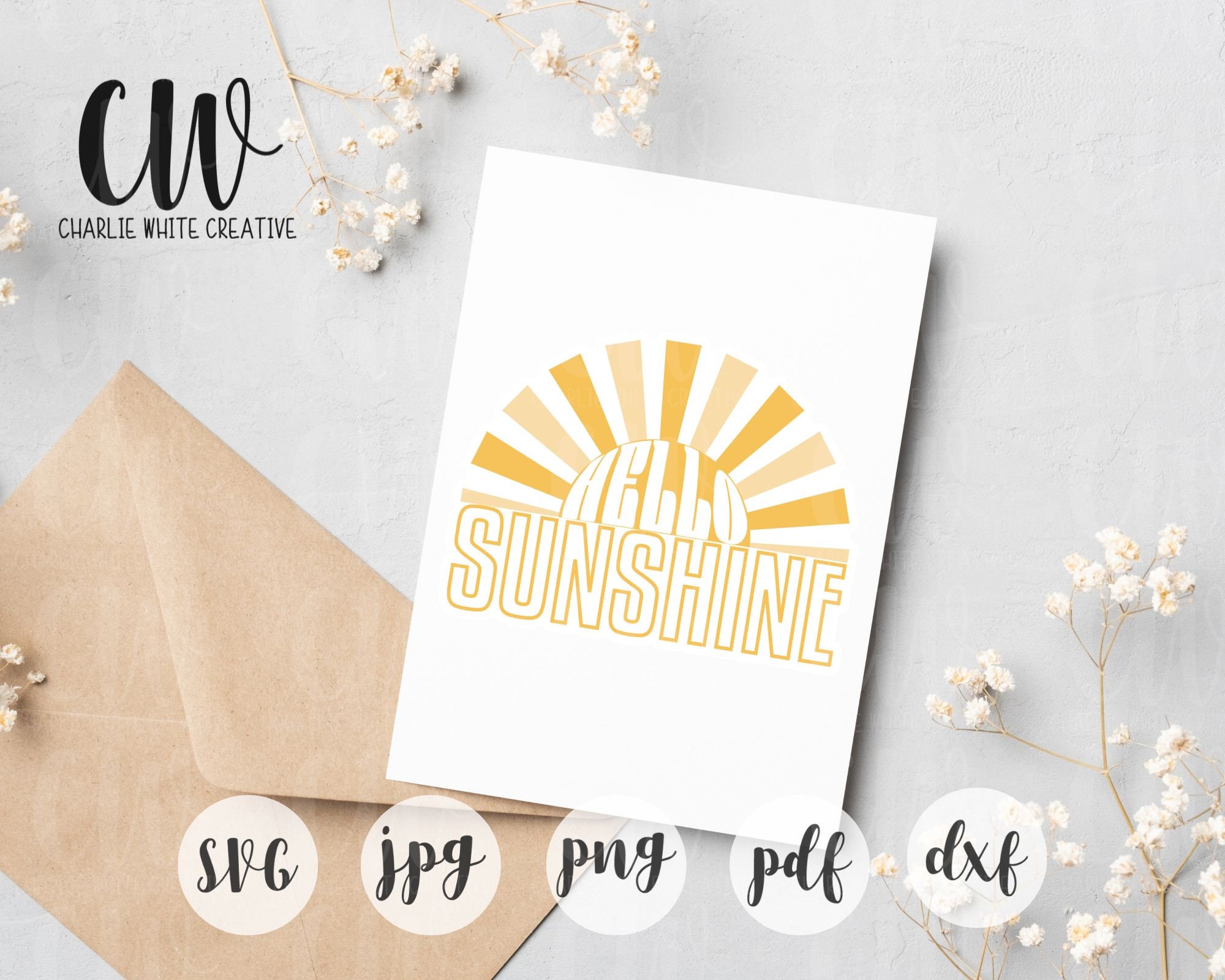 Sunshine SVG Retro Sunburst SVG Boho Sunburst Cut File - Etsy