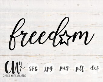 Freedom SVG PNG - Etsy