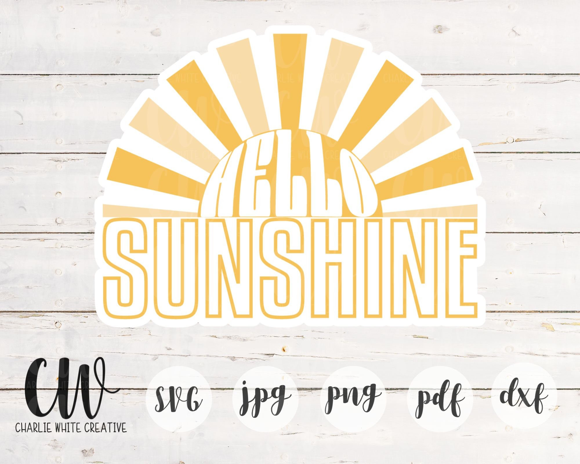 Sunshine SVG Retro Sunburst SVG Boho Sunburst Cut File Commercial Use ...