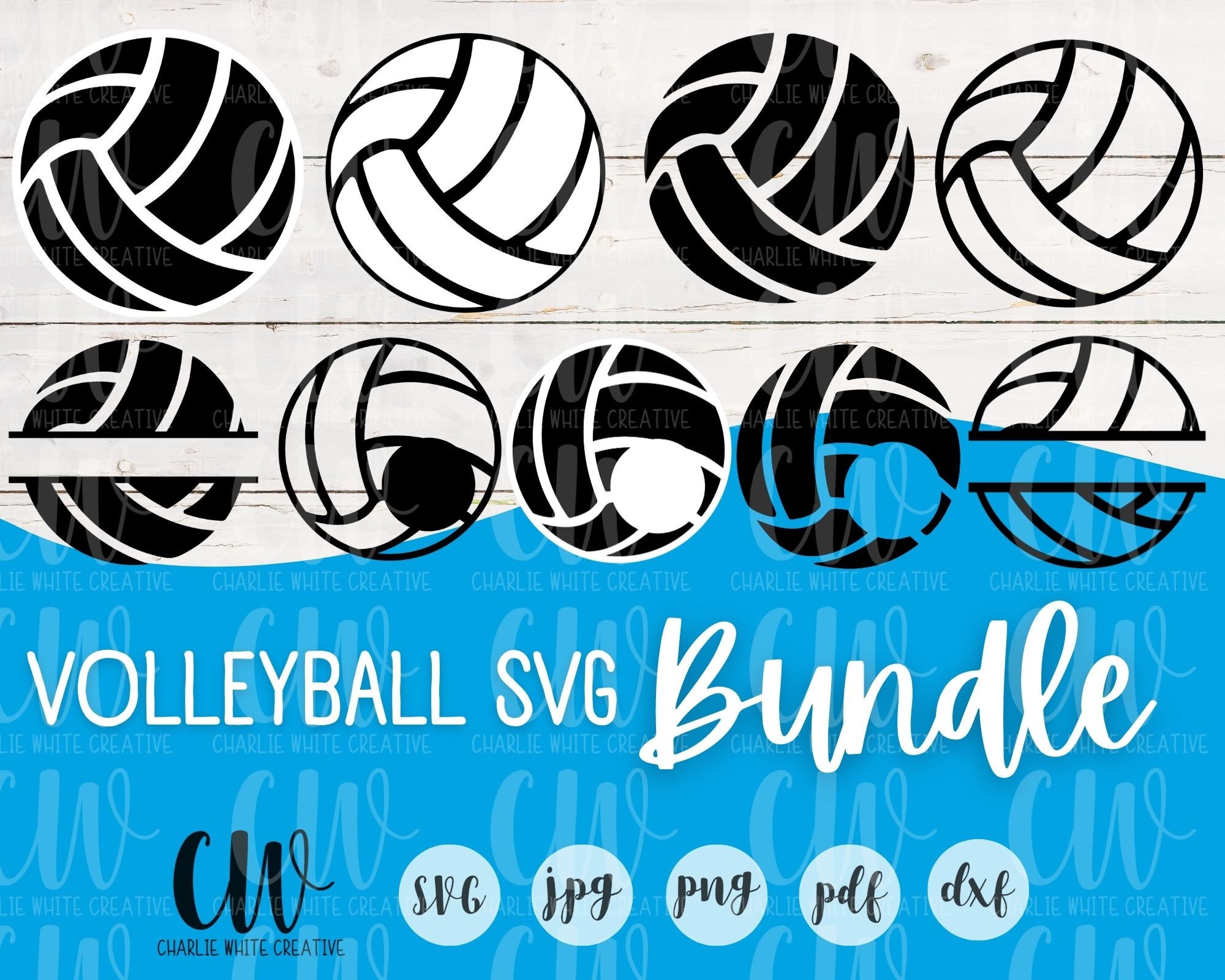 Volleyball SVG Volleyball PNG Volleyball SVG Bundle Volleyball Cut File ...