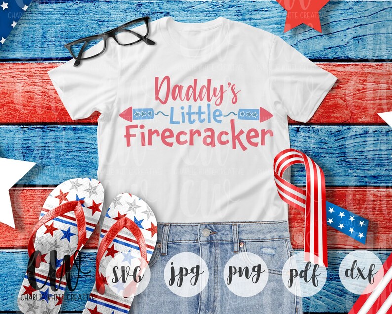 Fireworks SVG Fourth of July SVG Little Firecracker SVG - Etsy