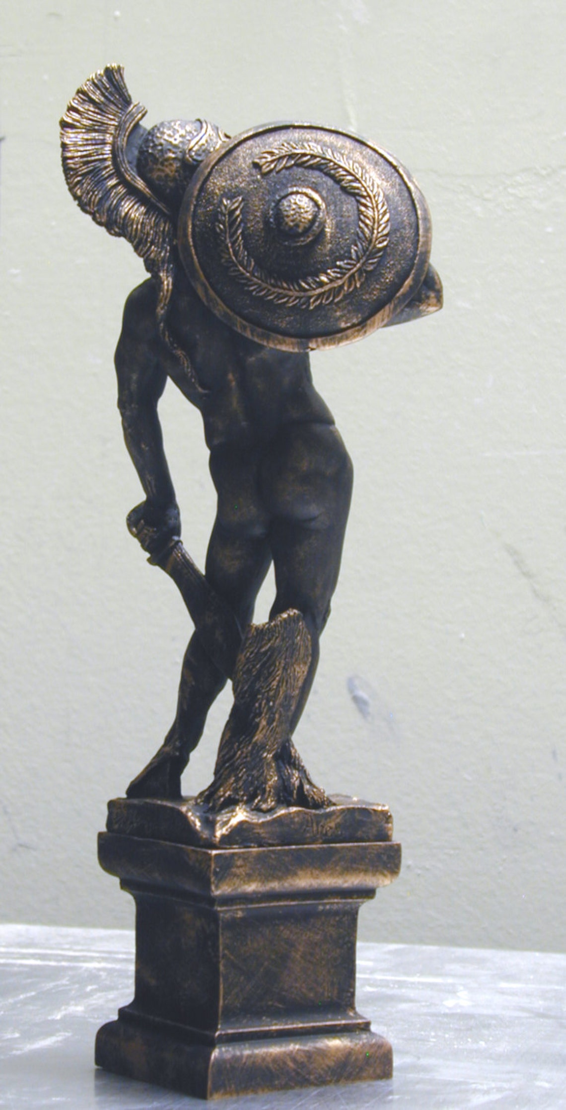 Statue Sculpture du Dieu grec Ares. Mars romain. | Etsy