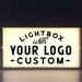Light Box With Custom Logo - Custom Light Box - Perzonalized Lightbox ...