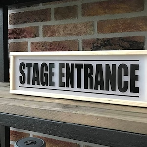 Stage Entrance - Lightbox - Light Box - Lighted Sign - Stage Lightbox ...