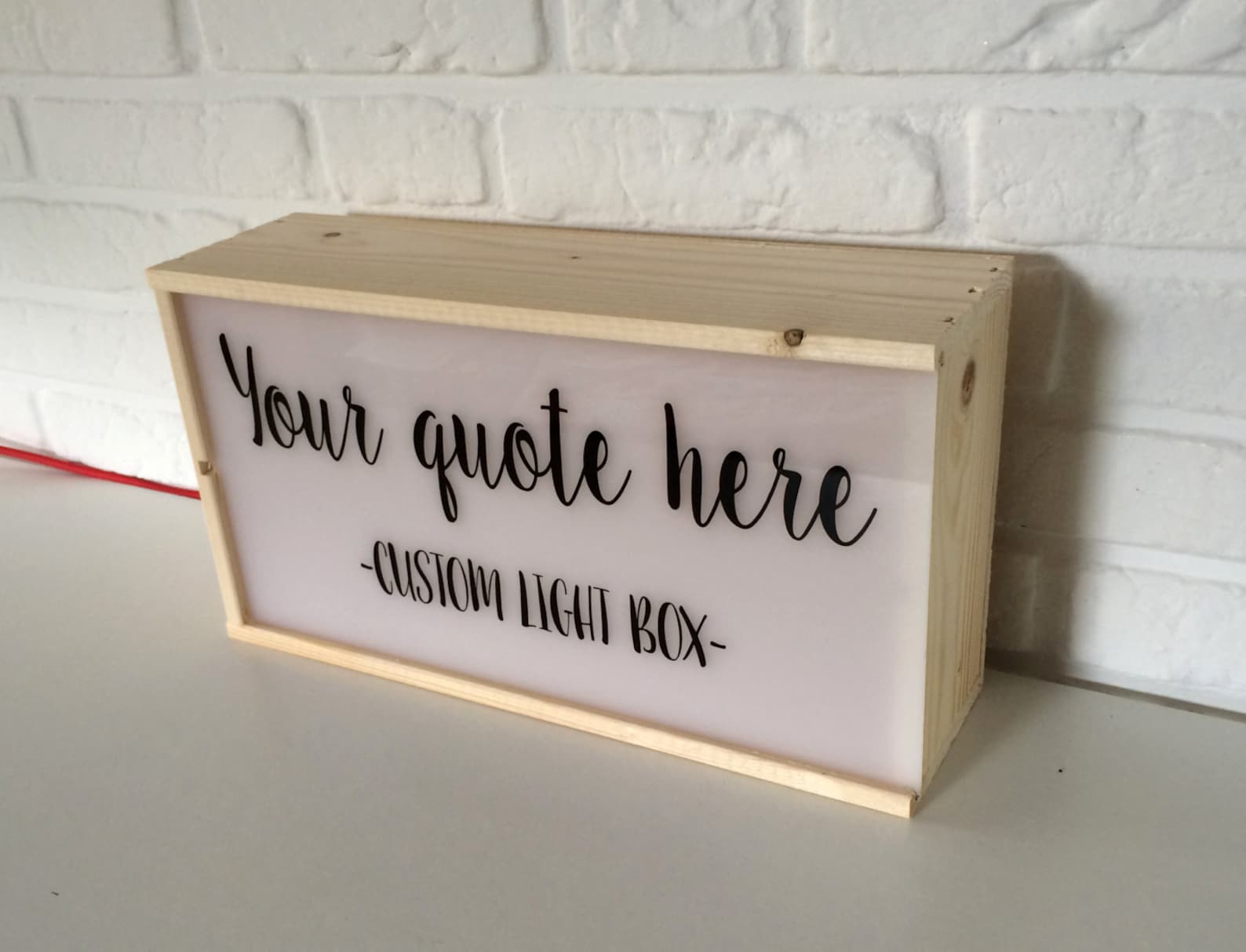 Light Box With Custom Logo Custom Light Box Perzonalized - Etsy Australia