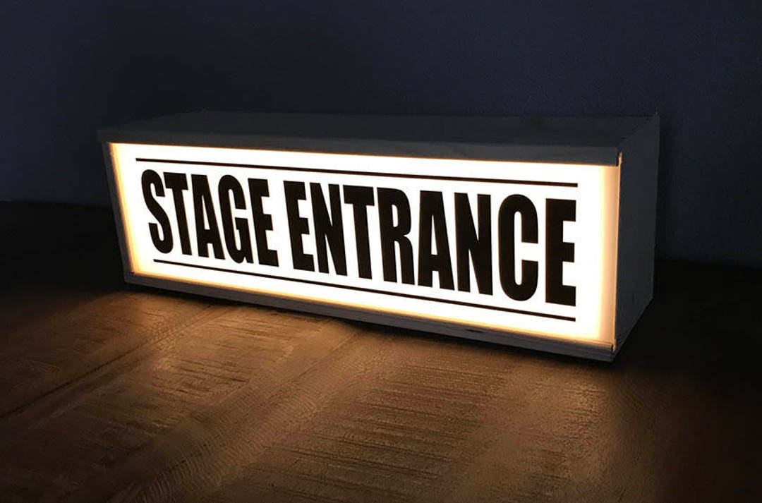 Stage Entrance - Lightbox - Light Box - Lighted Sign - Stage Lightbox ...