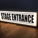 Stage Entrance Lightbox Light Box Lighted Sign Stage Lightbox Welcome ...