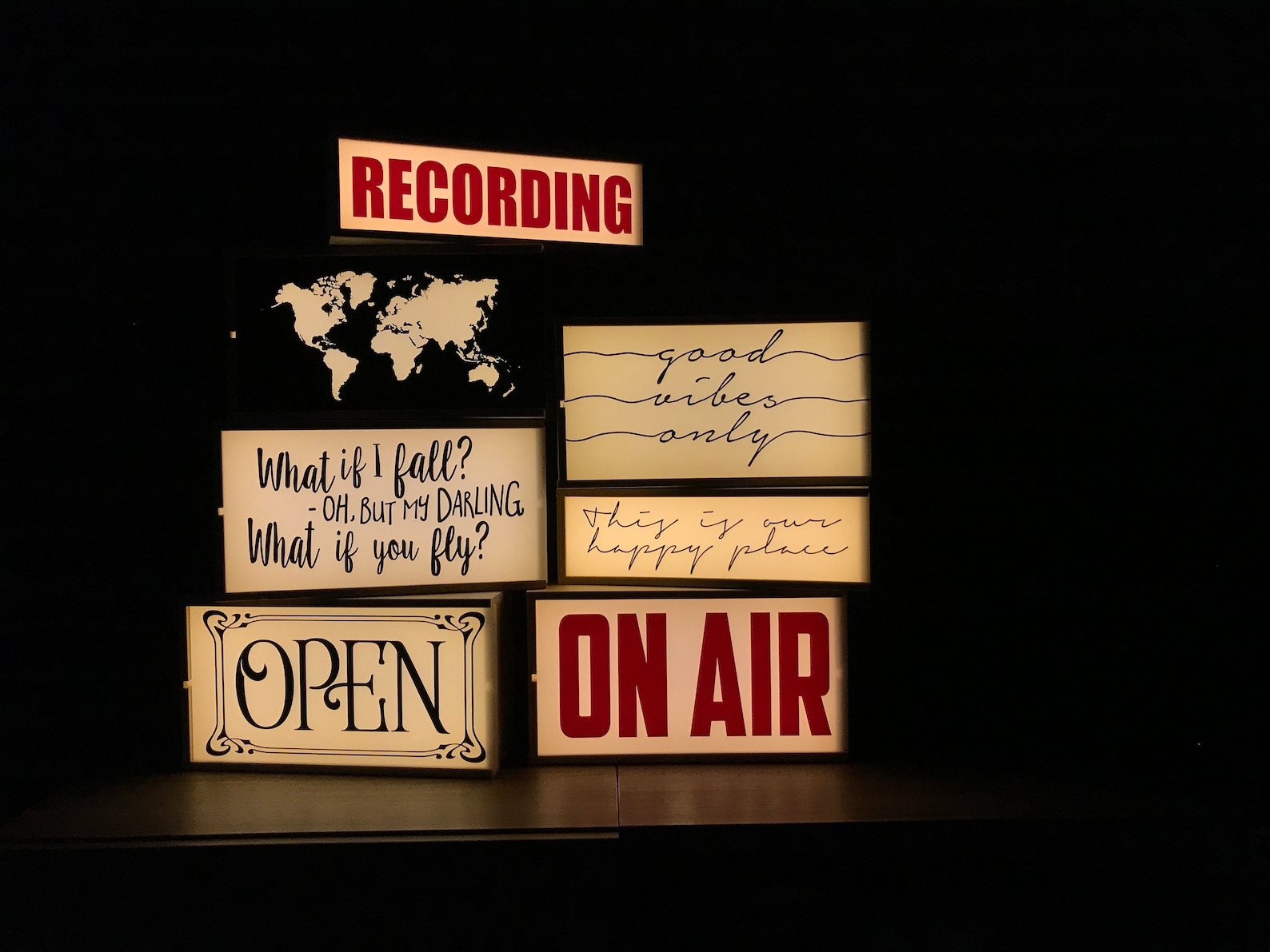 Light Box With Custom Logo Custom Light Box Perzonalized - Etsy