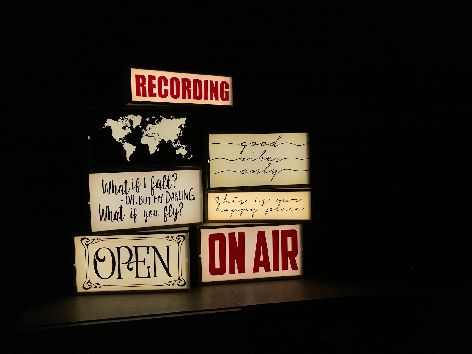 Applause Sign - Applause Lightbox - Applause Light Box - Broadcast Sign ...