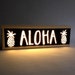 Lighted Sign Aloha Lighted Wine Box Decorative Lamp Pineapple Lamp ...