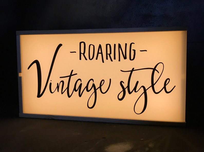 Light Box With Custom Logo - Custom Light Box - Perzonalized Lightbox ...