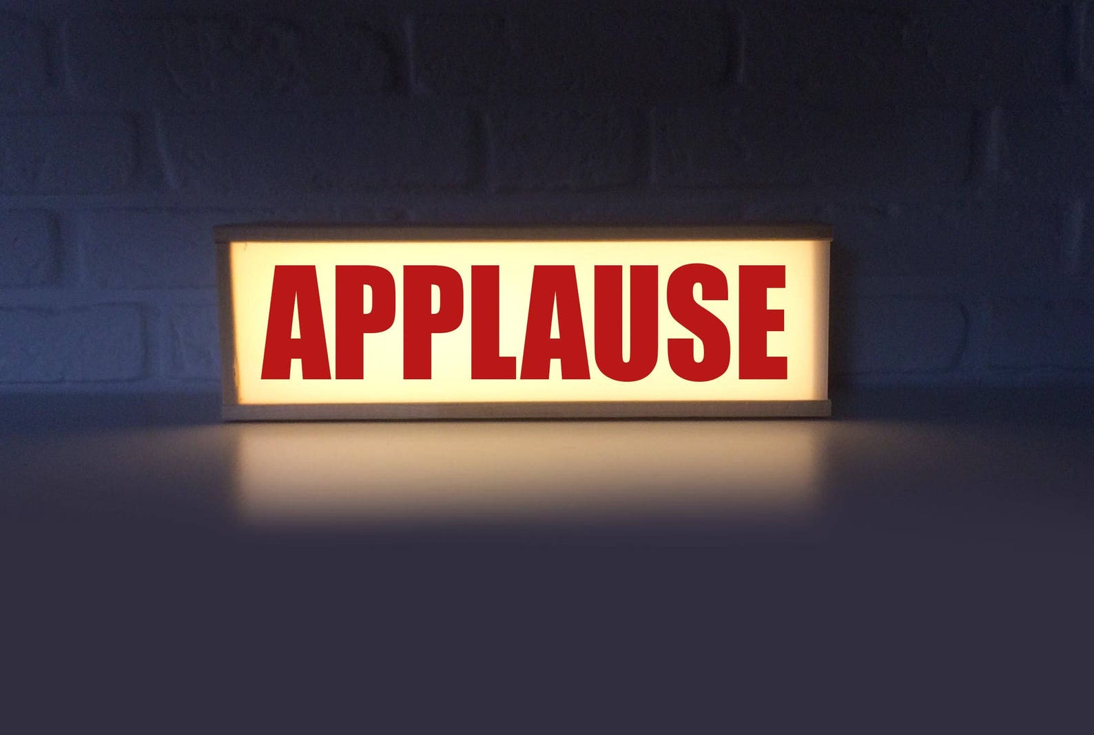Applause Sign Applause Lightbox Applause Light Box - Etsy