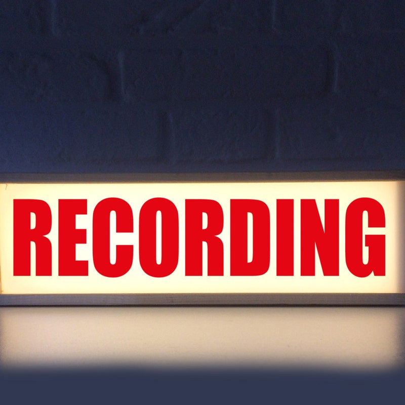 Recording Light - Etsy