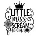 Little Miss Scream Queen Svg Halloween Svg Halloween Girl - Etsy