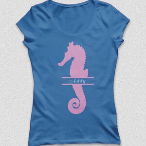 Seahorse SVG, Sea Horse Svg, Seahorse Monogram Svg, Cricut, Silhouette ...