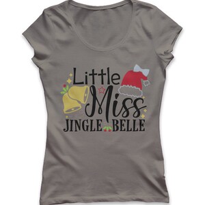 Little Miss Jingle Belle Svg, Christmas Svg, Jingle Bell Svg, Girls ...