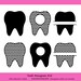 Tooth SVG, Tooth Monogram SVG, Teeth SVG, Dentist Tooth Svg Cut Files ...