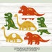 Dinosaur Monogram Svg, Animals Monogram Svg, Kids Monogram Svg ...