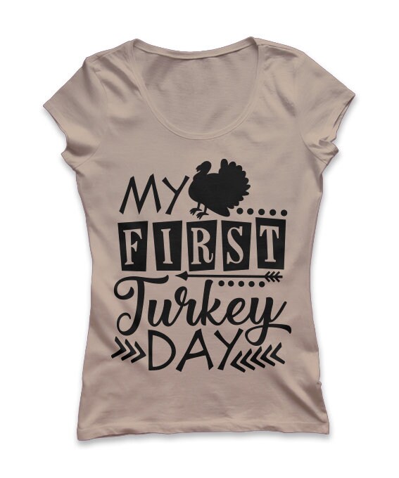 My First Turkey Day Svg Thanksgiving Svg Thanksgiving Turkey | Etsy