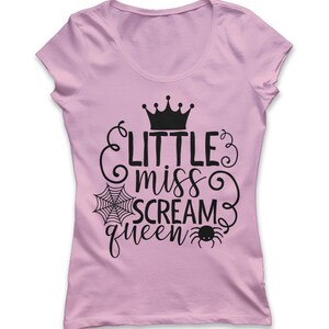 Little Miss Scream Queen Svg Halloween Svg Halloween Girl - Etsy