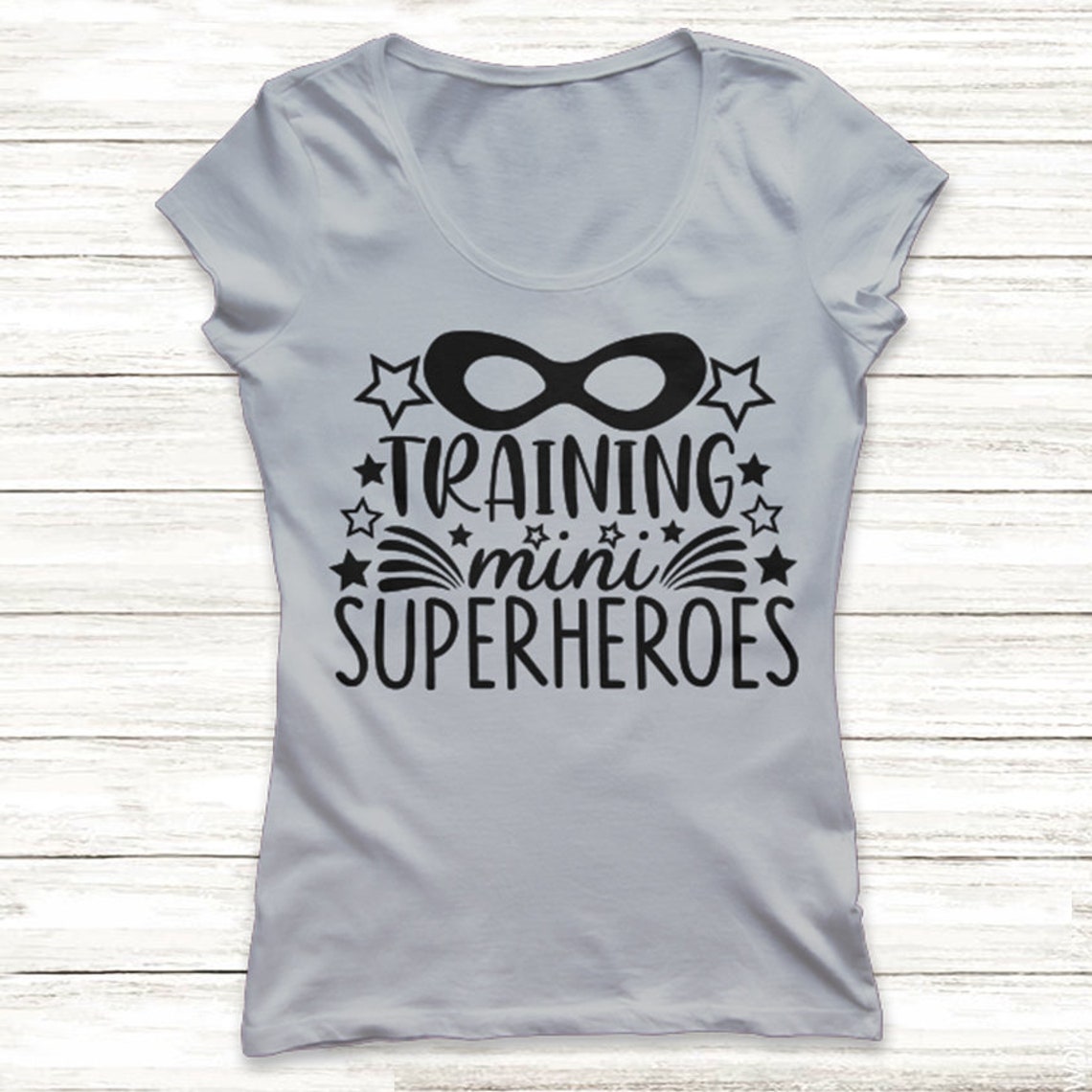 Training Mini Super Heroes Svg Back to School Svg Teacher - Etsy