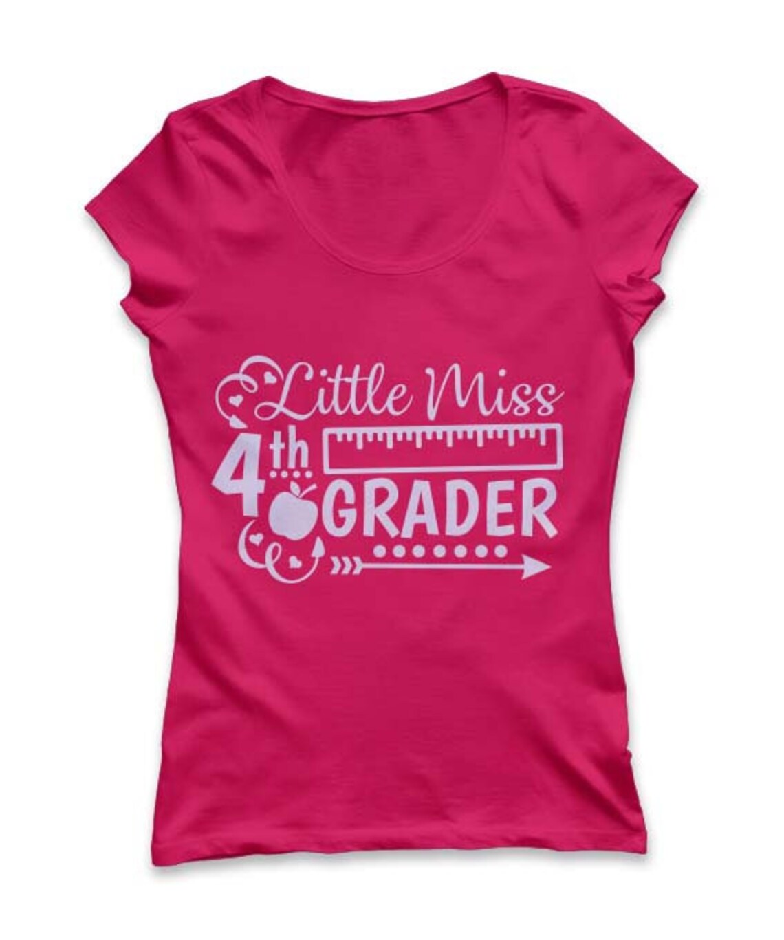 Little Miss 4th Grade Svg Back to School Svg School Svg | Etsy