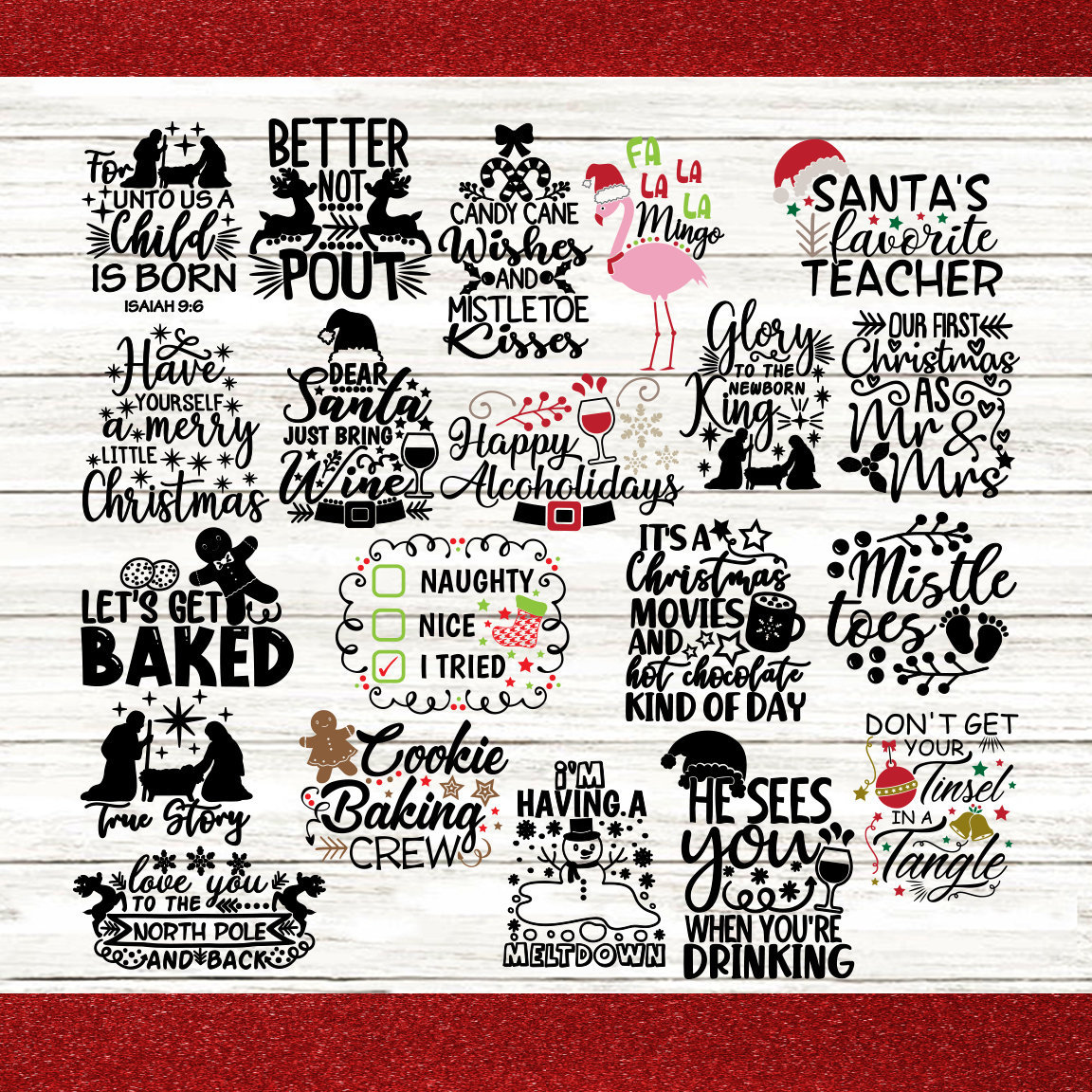 Christmas svg Bundle Christmas Svg Files Christmas Quote | Etsy