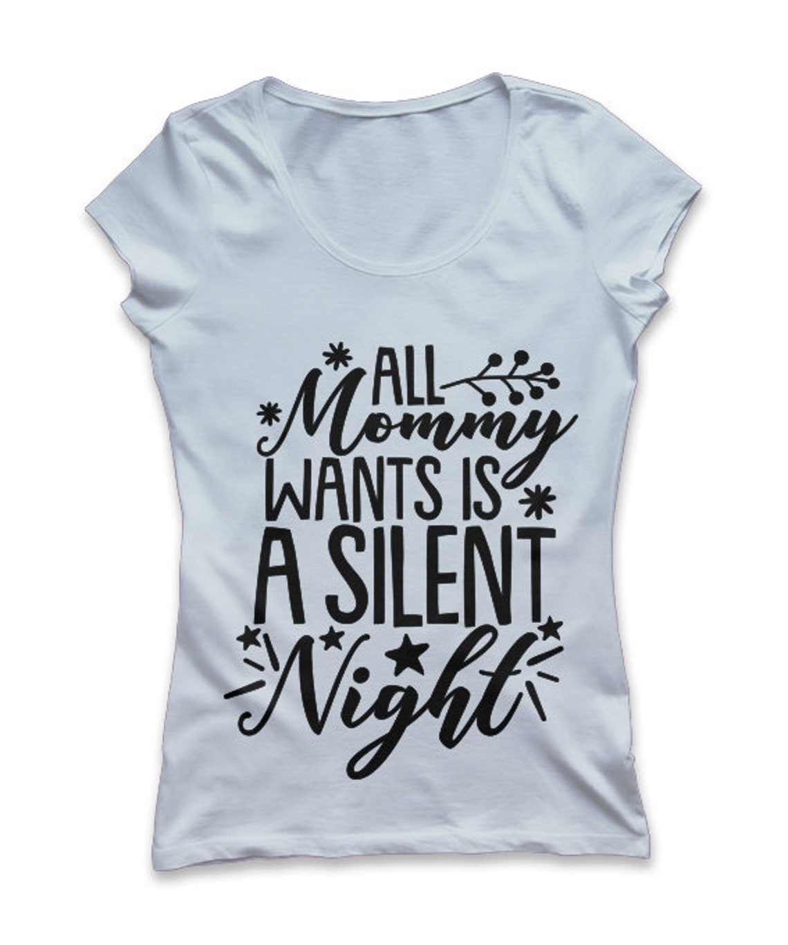 All Mommy Wants is A Silent Night Svg Christmas Svg - Etsy
