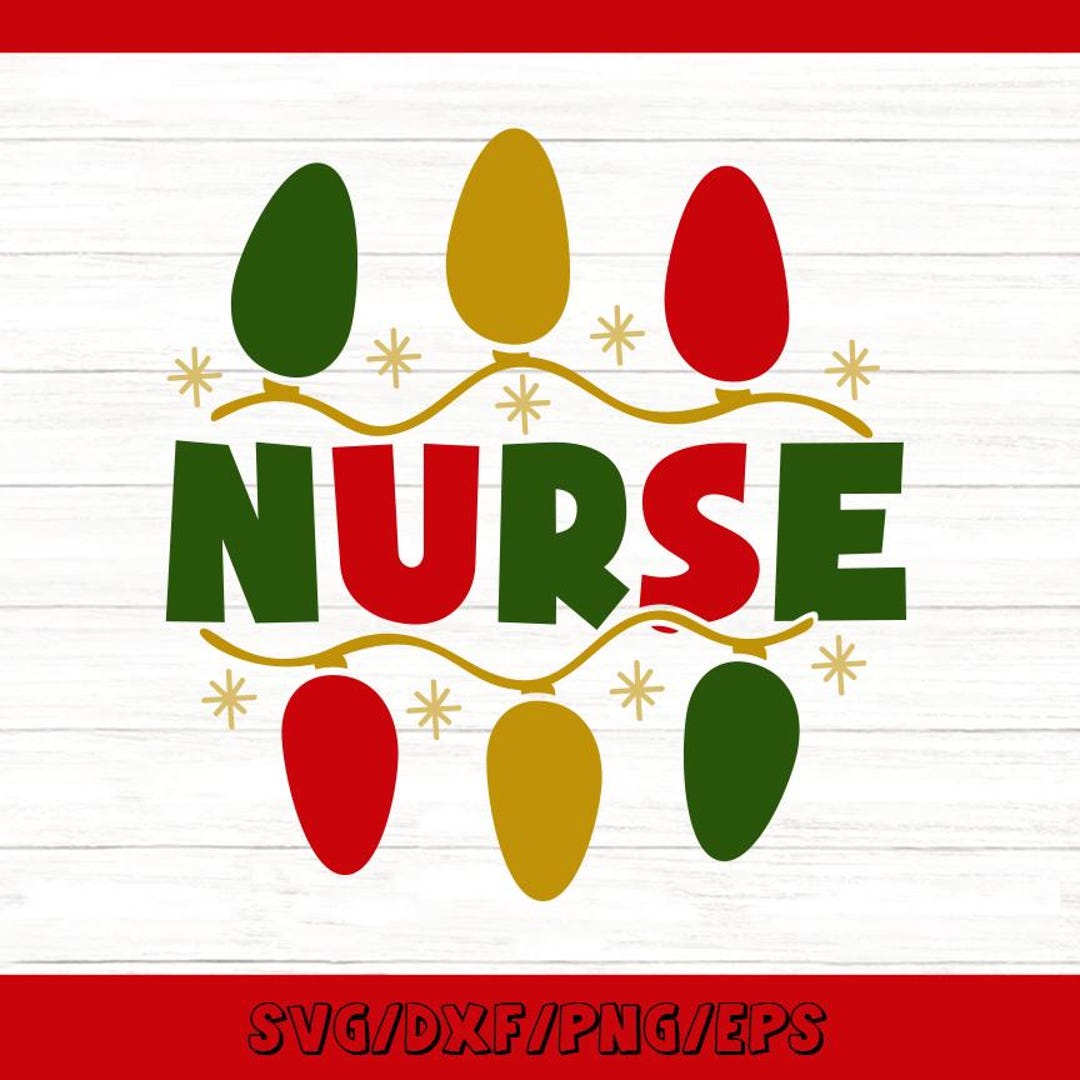 Christmas Nurse Svg, Santa Nurse Svg, Holiday Nurse Svg, Christmas ...