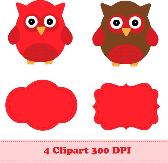 Red Owl Clip Art