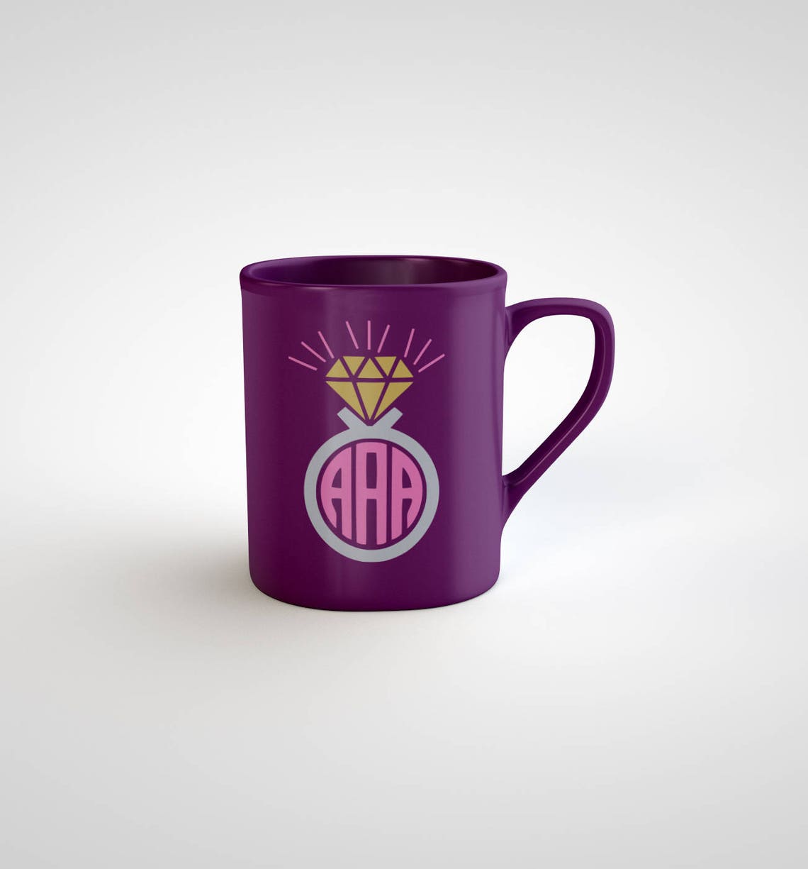 Diamond Ring Svg Diamond Monogram Frame diamond svg Svg | Etsy