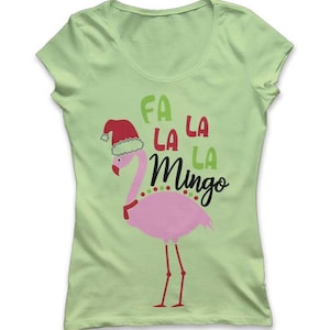 Fa La La La Mingo Svg, Christmas Svg, Winter Svg, Flamingo Svg, Merry ...
