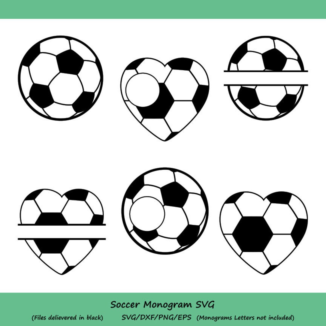 Soccer Svg, Soccer Ball Svg, Soccer Monogram Svg, Soccer Mom Svg ...