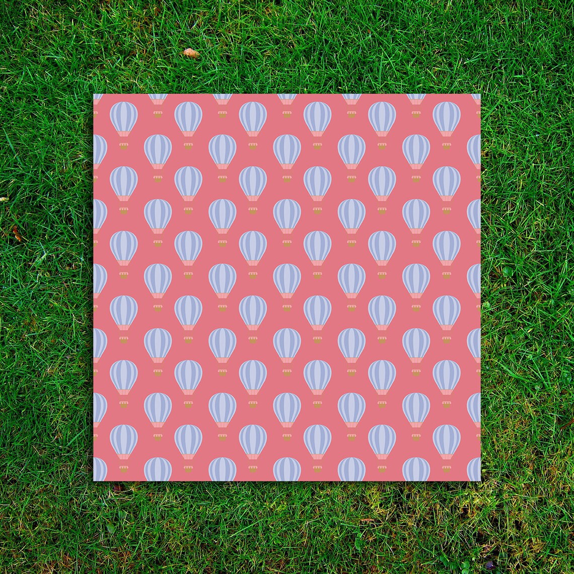 Hot Air Balloons Digital Paper Hot Air Balloons Clipart | Etsy