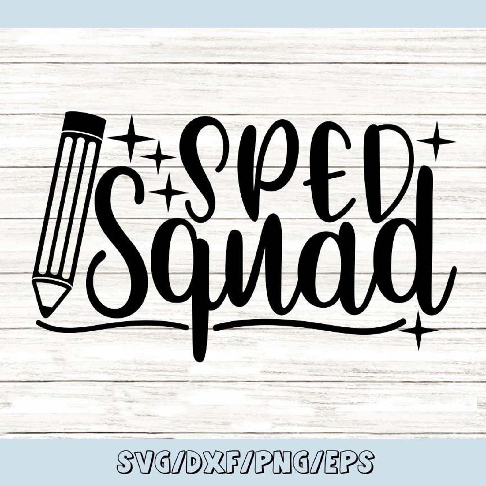 SPED Squad Svg Special Education Svg Back to School Svg - Etsy