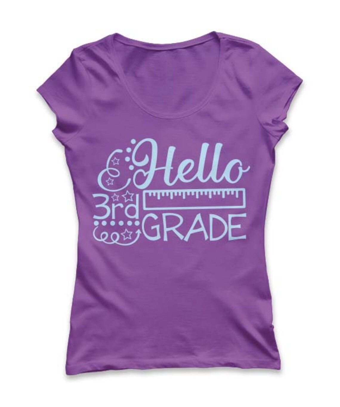 Hello Third Grade Svg Back to School Svg School Svg First | Etsy