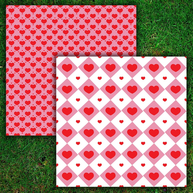 Valentine Bear Digital Paper Bear Clipart Teddy Bear Love - Etsy