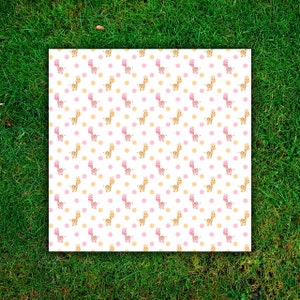 Giraffe Digital Paper, Giraffe Clipart, Animals, Jungle, Zoo, Safari ...