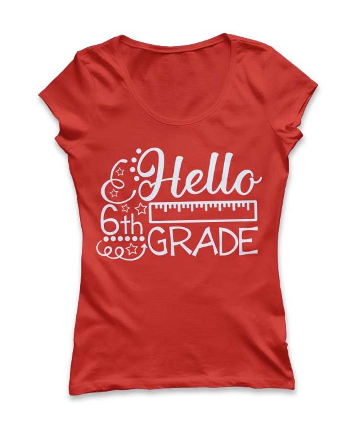 Hello Sixth Grade Svg Back to School Svg School Svg First | Etsy