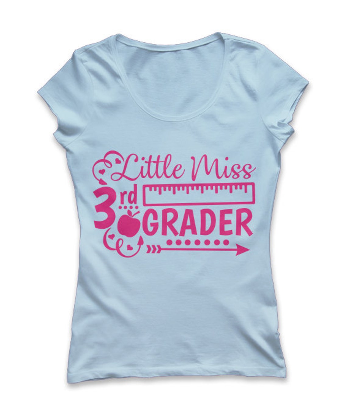 Little Miss 3rd Grade Svg, Back to School Svg, School Svg, Third Grade ...