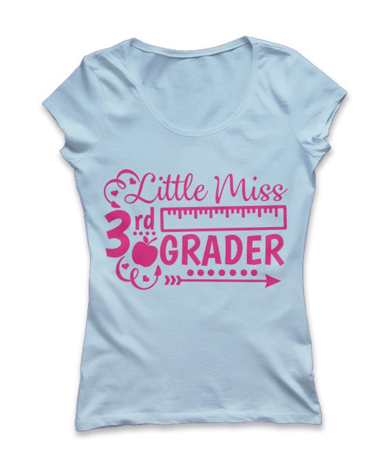 Little Miss 3rd Grade Svg, Back to School Svg, School Svg, Third Grade ...
