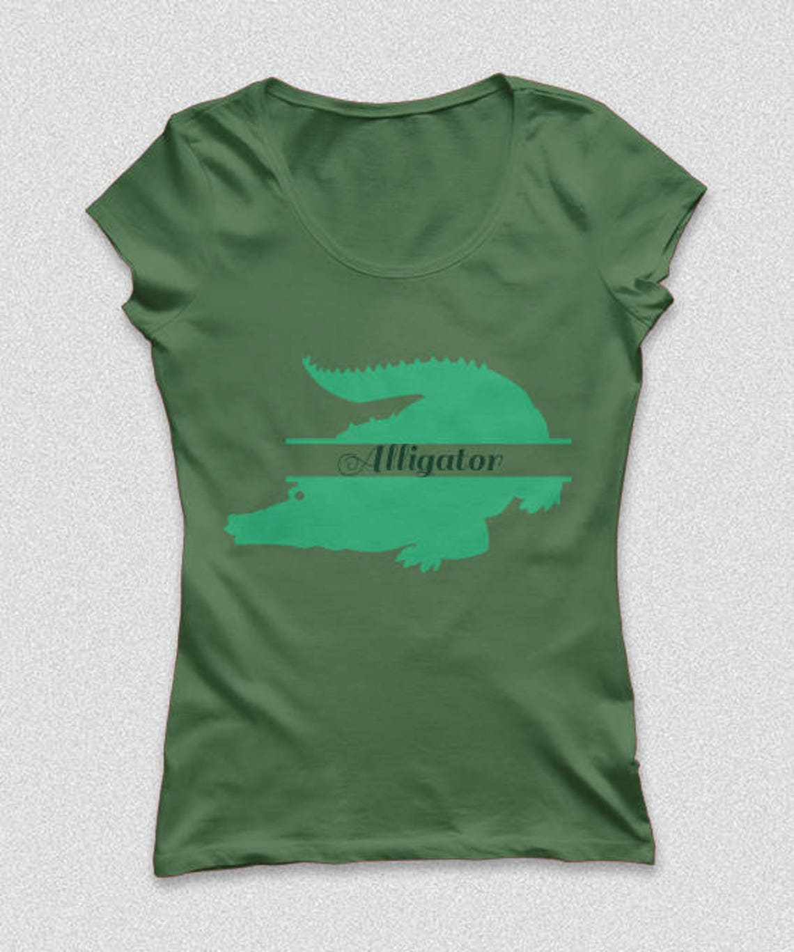 Alligator SVG, Alligator Monogram Svg, Crocodile Svg, Reptile Svg ...