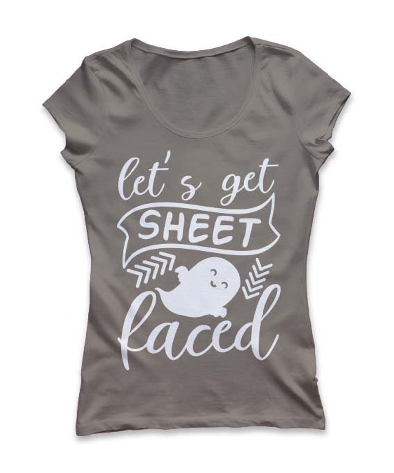 Let's Get Sheet Faced Svg Halloween Svg Ghost Svg - Etsy